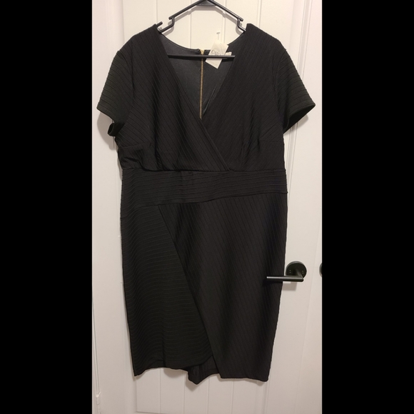Cato | Dresses | Cato Black Dress 2w New Sexy Ribbed Textured | Poshmark